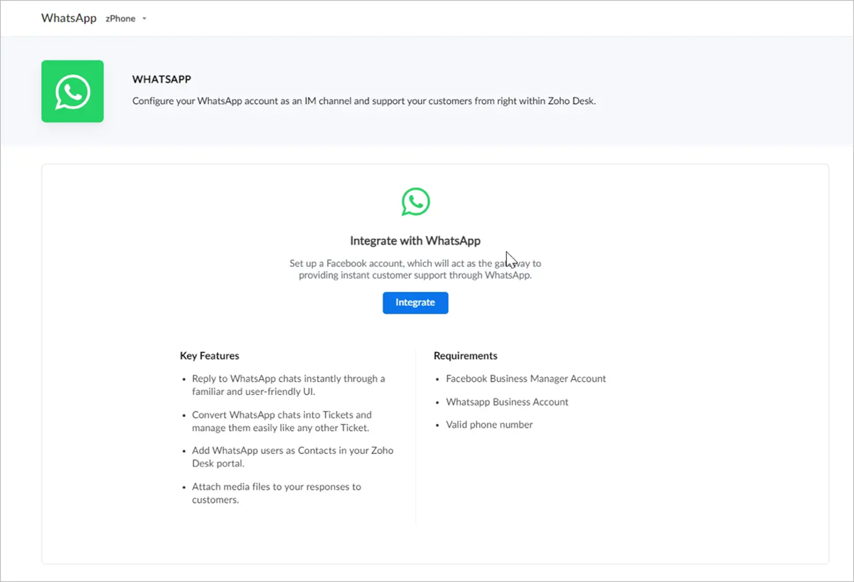 WhatsApp Business Cloud API ve Zoho CRM Entegrasyonu | Cloudyflex